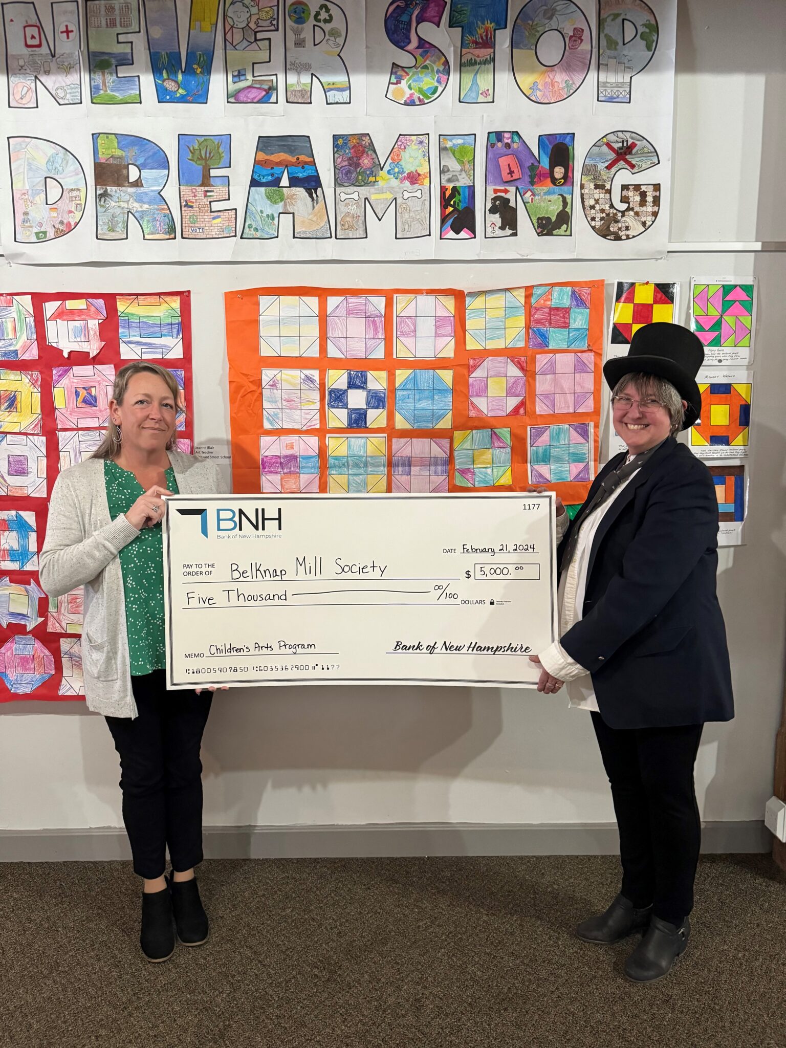 BNH Contributes to the Belknap Mill Children’s Arts Program - Bank of ...